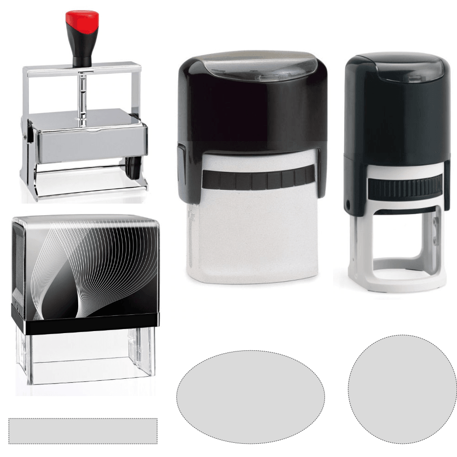 Large tampons encreurs personnalisés label et normes — Bien-stocker