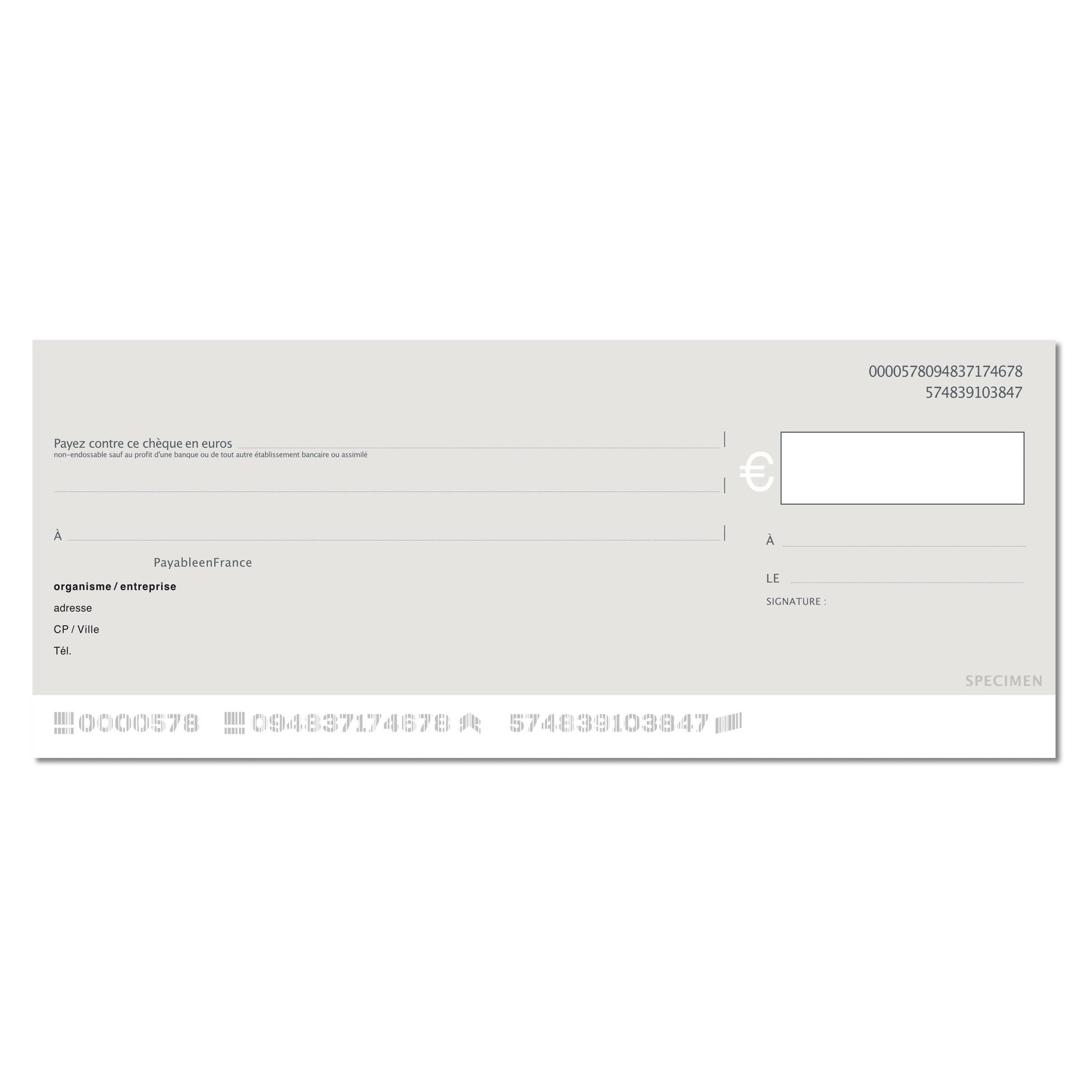 Chèque vierge à imprimer — Bien-stocker